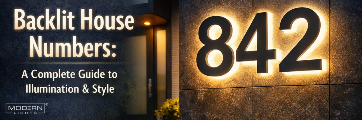 Backlit House Numbers: A Complete Guide to Illumination & Style ...
