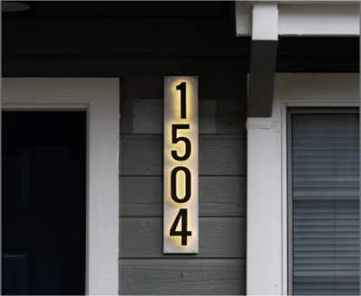 Modern Lights Store | Illuminated LED House Numbers