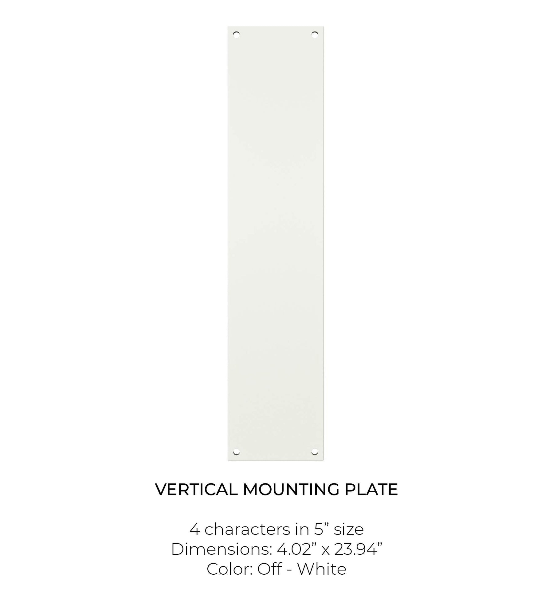Vertical Mounting Plate | Premium Material | Modern Lights Store